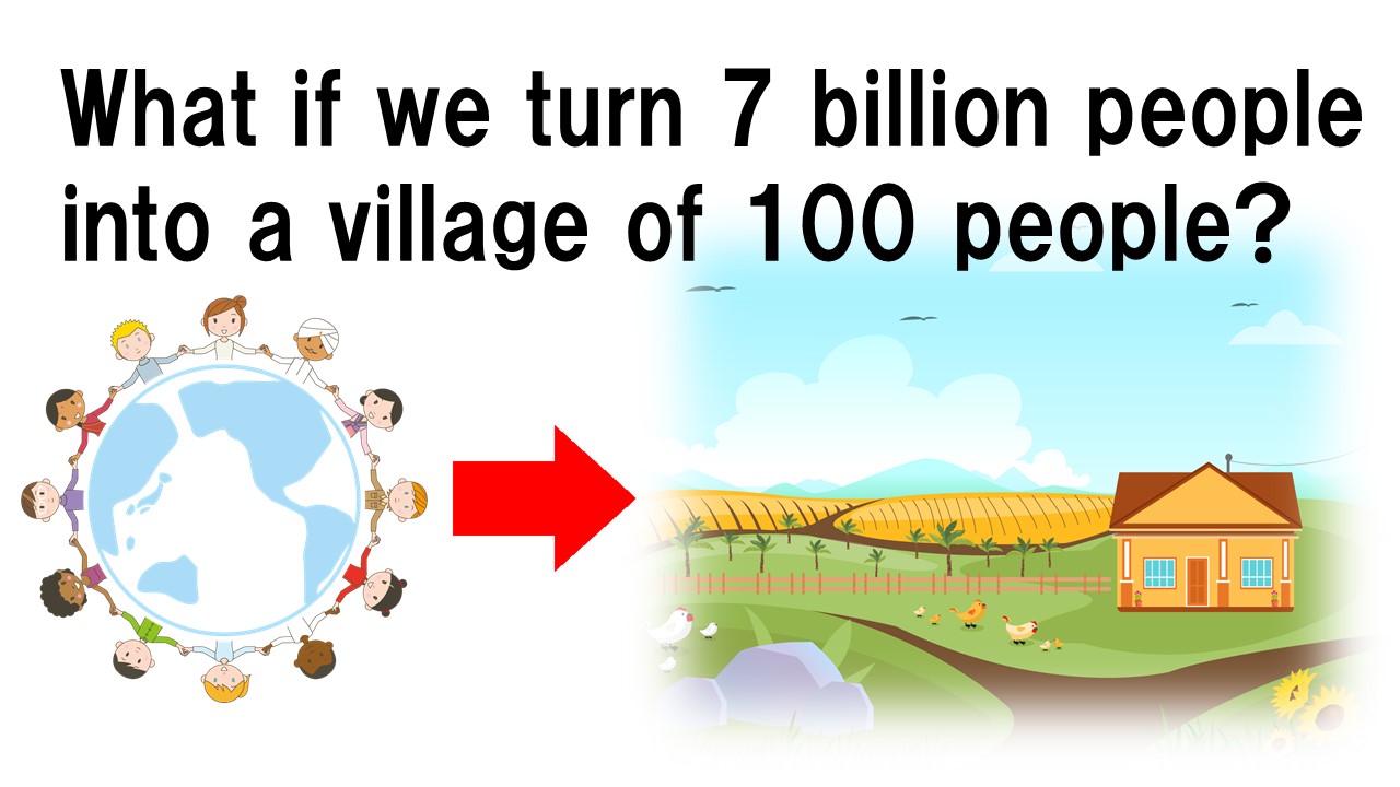 IF the world were a village of 100 people | タマブログ🐈